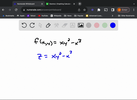 SOLVED:Graph the function using various domains and viewpoints. If your software also produces ...