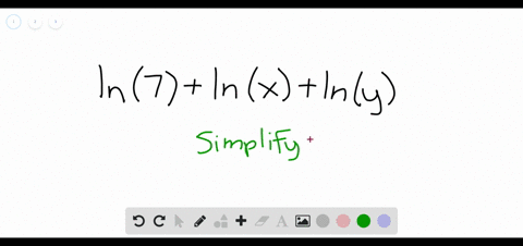 SOLVED:For the following exercises, condense to a single logarithm if ...