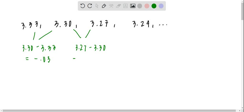 SOLVED:Determine if each sequence is arithmetic, and if so, indicate the common difference. 4,12 ...