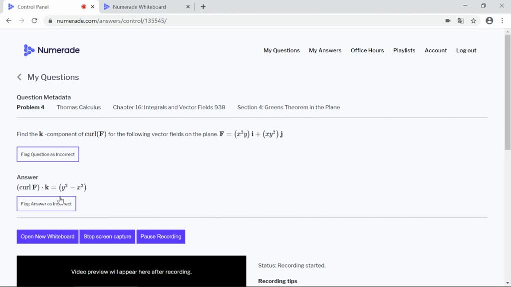 SOLVED:Find the 𝐤 -component of curl(𝐅) for the following vector fields ...
