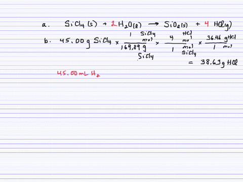 SOLVED:When iron and steam react at high temperatures, the following ...