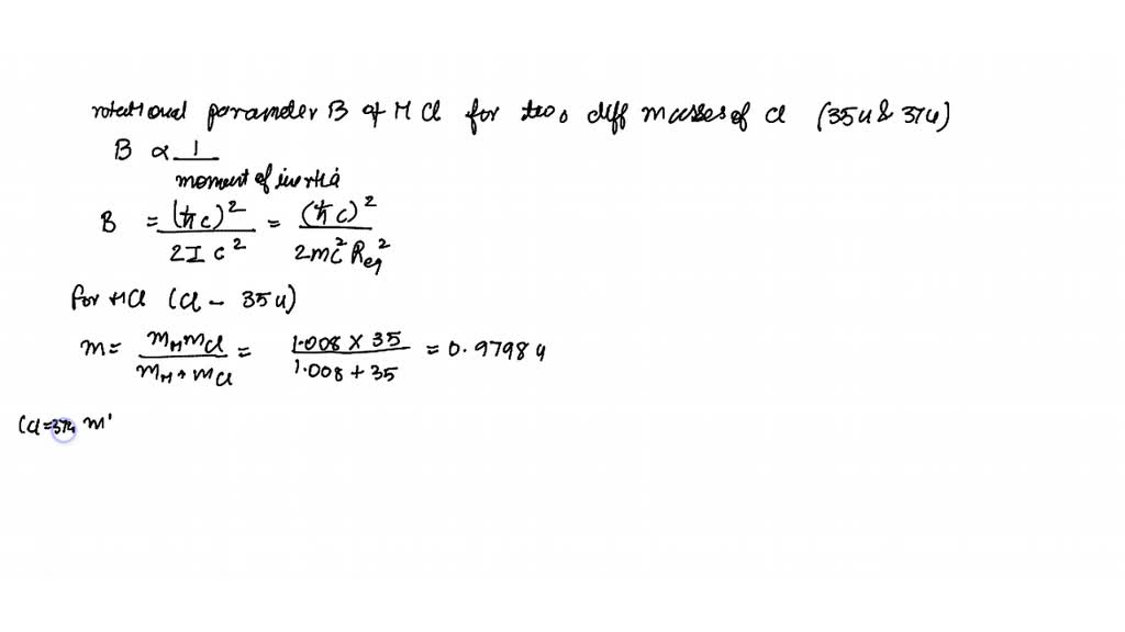 SOLVED:Determine the expected E for translational and rotational ...