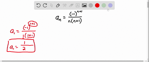 SOLVED:Find the first three terms and the eighth term of the sequence that has the given nth ...