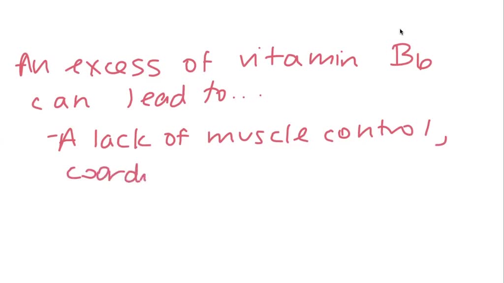 The RDA for vitamin B6 (pyridoxine) is 1.3 to 2.0 mg. Why will it not ...