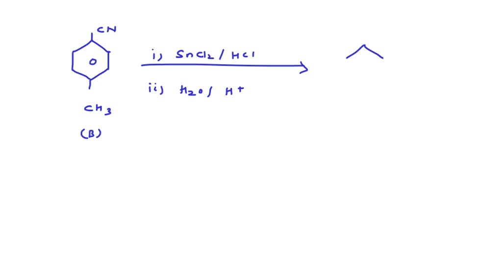 SOLVED:When (B) is reduced with stannous chloride and hydrochloric acid ...