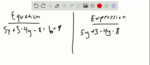 SOLVED:What is the difference between solving an equation such as 2(x-4)+5 x=34 and simplifying ...