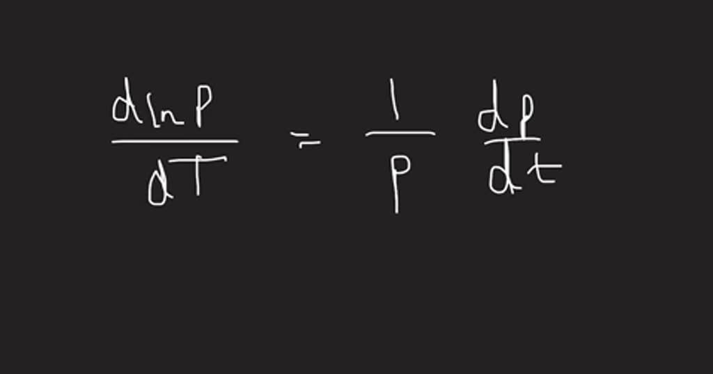 As An Alternative Derivation Of The Clausius Clapeyron Equation Begin
