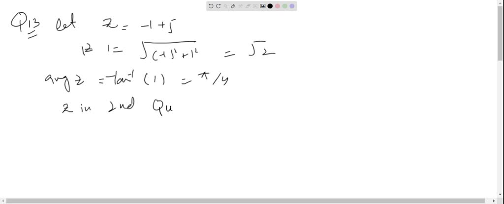 ⏩SOLVED: Express (-1+j) in the form r e^j θ where r is positive… | Numerade