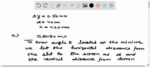 SOLVED:The distance between the first and fifth minima of a single-slit diffraction pattern is 0 ...