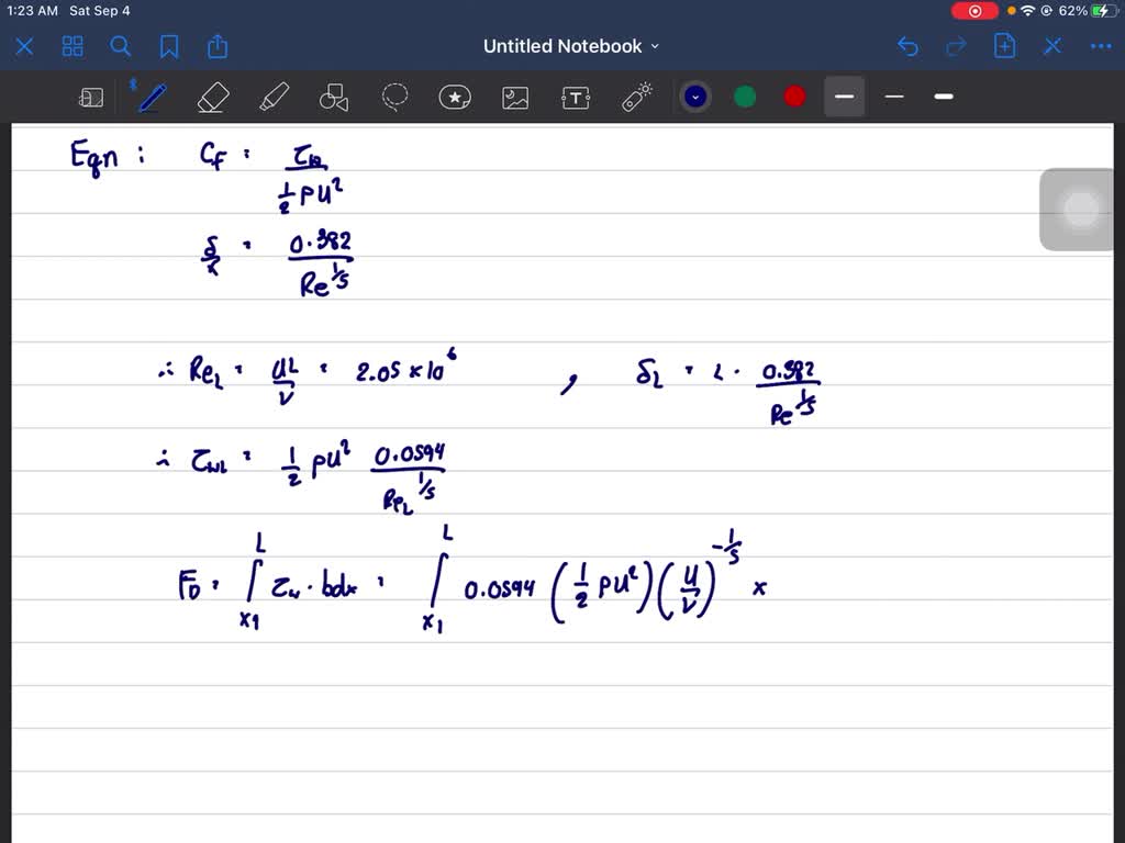 Solveduse The Von Karman Momentum Integral Analysis Discussed In Class And In Section 4 1 Of 