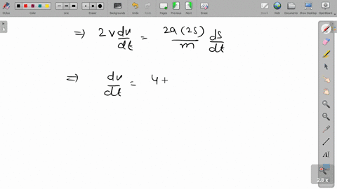 SOLVED:The kinetic energy of a particle moving along a circle of radius ...