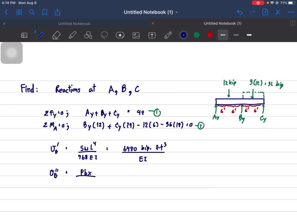 ⏩solved Determine The Reactions At The Supports A B And C Then