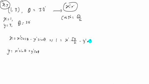 SOLVED:The x^{\prime} y^{\prime} -coordinate system is rotated \theta ...