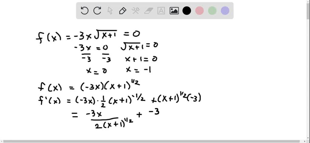 SOLVED: Intersecciones y derivadas En les ejercicios 5 a 8, encuentre ...