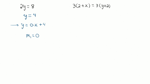 SOLVED:Determine whether the graphs of each pair of equations are parallel, perpendicular, or ...