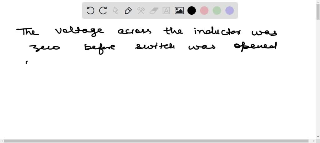 SOLVED:Given the circuit shown in Figure 9.37 , determine the inductor ...