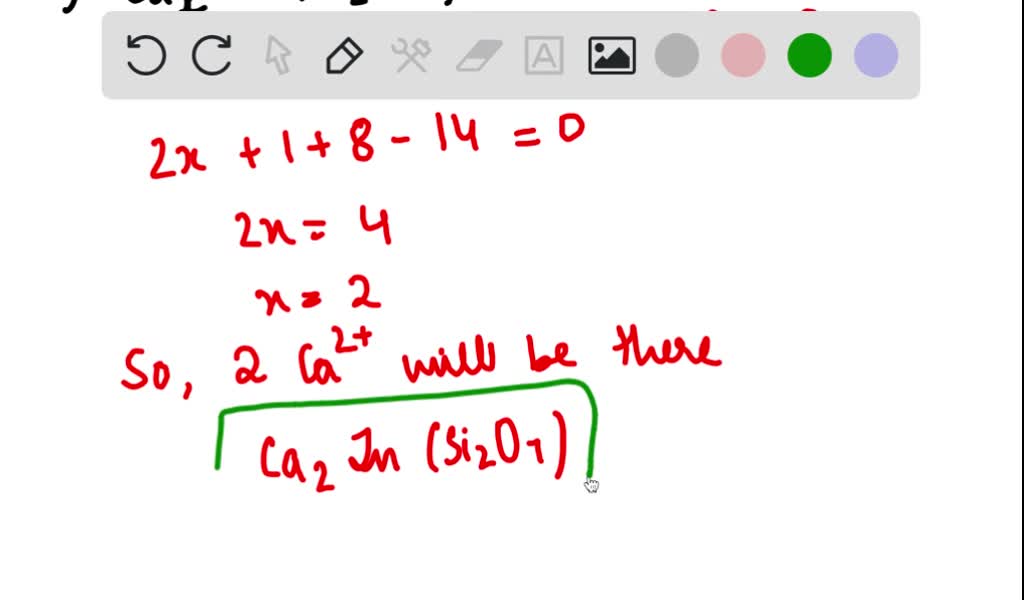 (a) Determine the number of calcium ions in the chemical formula of the ...
