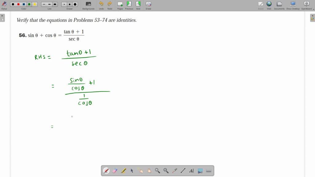 ⏩SOLVED:Verify that the equations are identities.… | Numerade