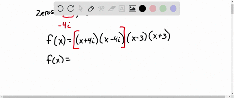 SOLVED:Write a polynomial function of least degree with integral coefficients that has the given ...
