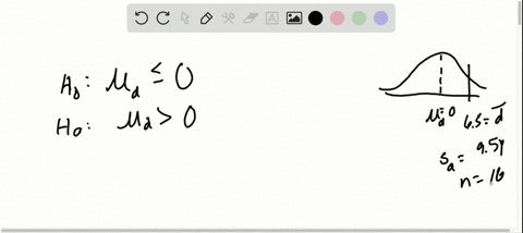 SOLVED:Test the claim about the mean of the differences for a ...