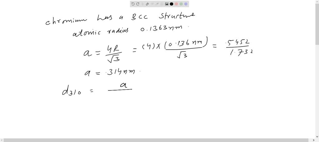 SOLVED: Determine the expected diffraction angle for the first-order reflection from the (310 ...
