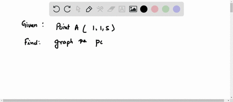 ⏩SOLVED:Graph the given point. Use the same coordinate axes. (1,1,5) | Numerade