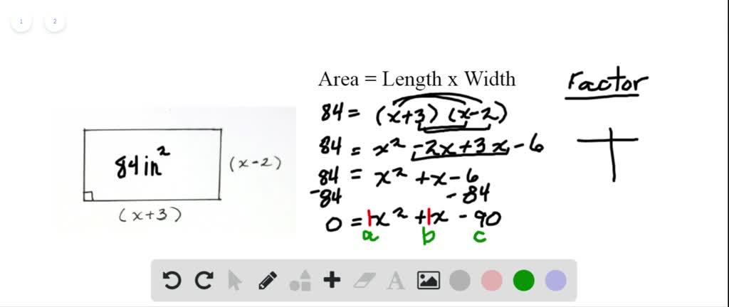 SOLVED:Use the information given to find the dimensions of each figure ...