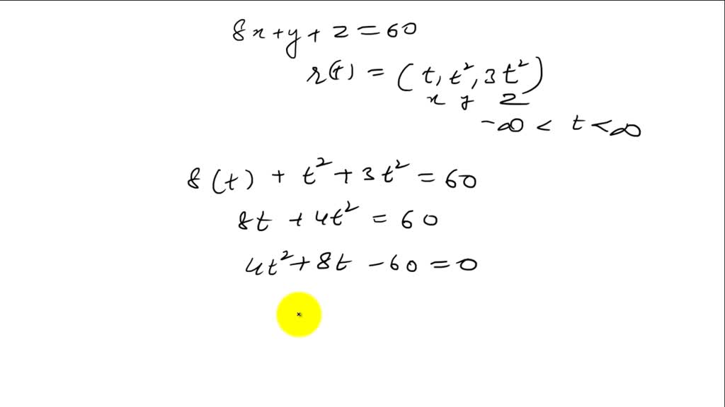 Problem 6 Consider The 3 dimensional Parametric Curv SolvedLib