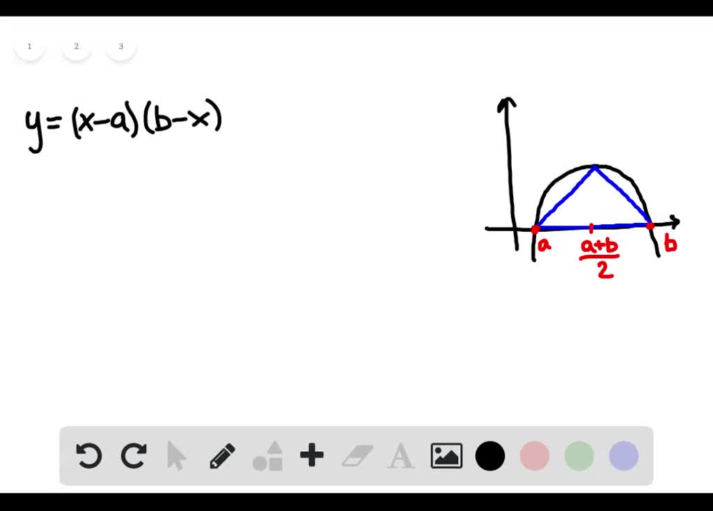 SOLVED:Show that the area of the shaded parabolic arch in Figure 8 is ...