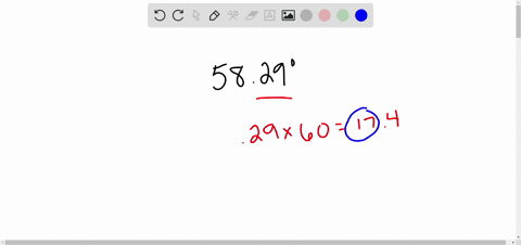 ⏩SOLVED:Convert the angle measures given in decimal degrees to DMS… | Numerade