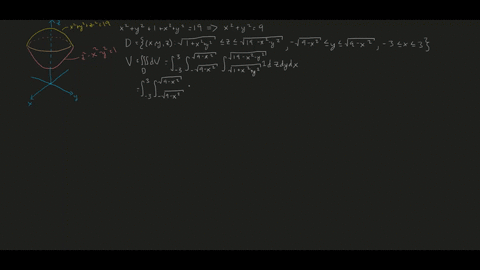 SOLVED:Find the volume of the following solids using triple integrals. (FIGURE CAN'T COPY) The ...