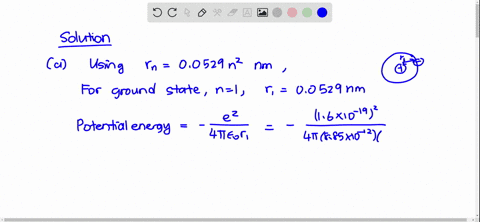 SOLVED:For an electron in the ground state of a hydrogen atom ...