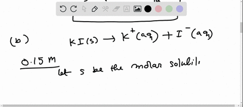 Using Appendix D, calculate the molar solubility of AgI in (a) pure ...