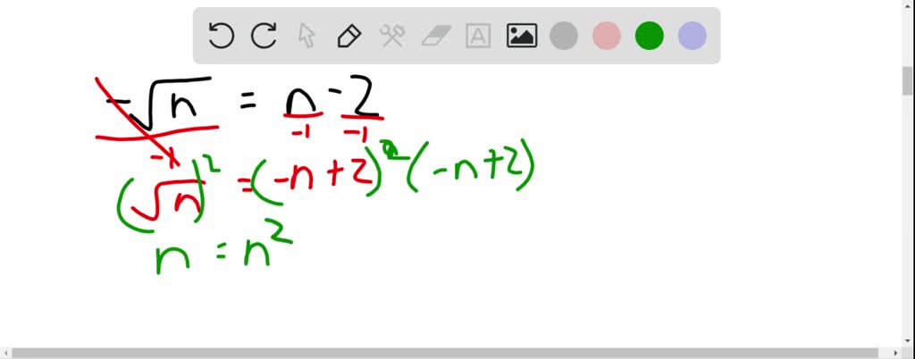 SOLVED The Negative Square Root Of A Number Equals That Number 