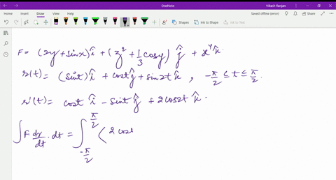 SOLVED: Find the work done by the same force in Example 7.4. between ...