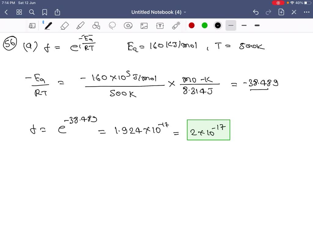 SOLVED:(a) The activation energy for the isomerization of methyl ...