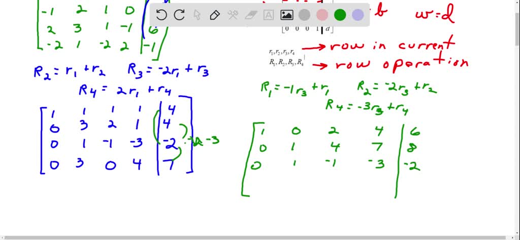 SOLVED:Solve each system of equations using matrices (row operations). If the system has no ...