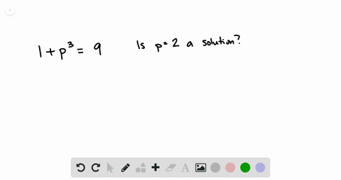 ⏩SOLVED:Check to see if the given value of the variable is or is not… | Numerade
