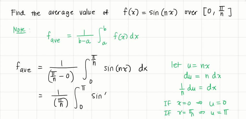 SOLVED:Find the average value of the function over the given interval ...