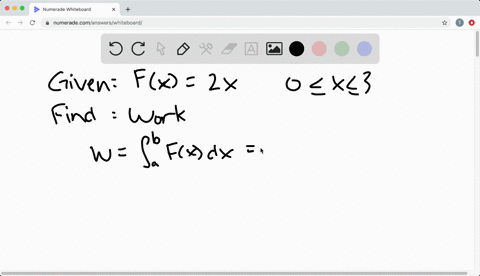 SOLVED:Calculate the work done in moving an object from x=0 to x=2 m ...