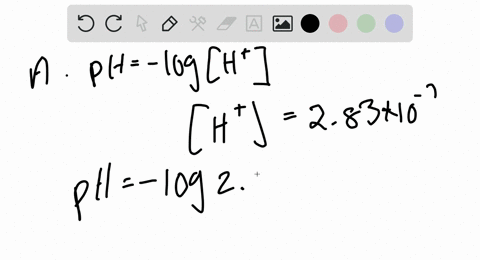 SOLVED:The hydrogen ion concentration of a substance is related to its ...