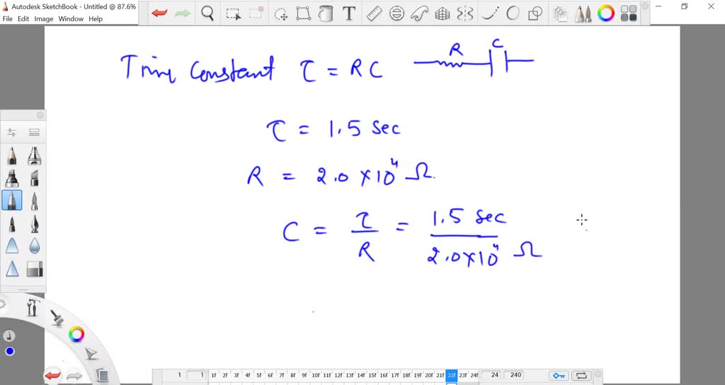 ⏩SOLVED:A circuit contains a resistor in series with a capacitor ...