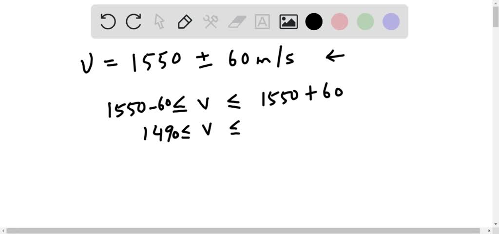A velocity-measuring device can measure velocities in the range 0 to 50 ...