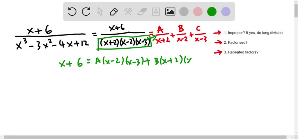 Solved Writing The Partial Fraction Decomposition Write The Partial