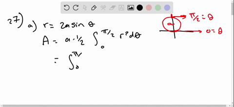 SOLVED:In each part, find the area of the circle by integration. (a) r ...