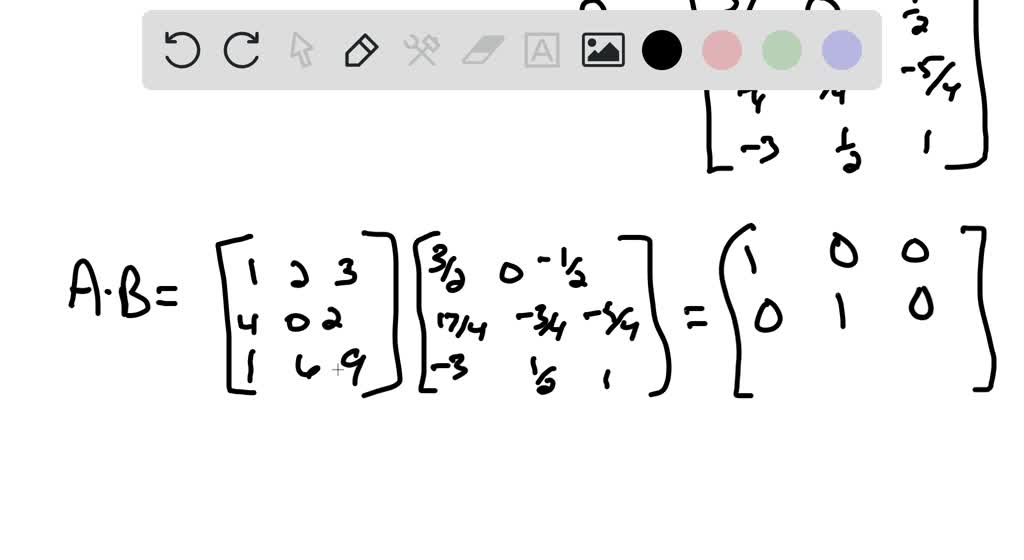 SOLVED:A matrix A is given below. In Exercises 16 20, a matrix B is ...
