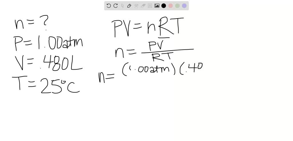 SOLVED:A sample of oxygen is collected over water at 25^∘ C and 1.00 ...