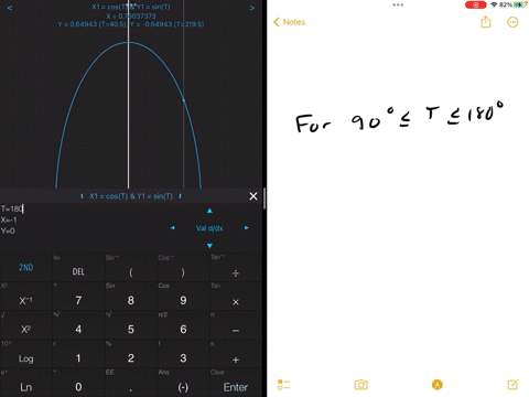⏩SOLVED:Set a TI graphing calculator to parametric and degree modes.… | Numerade