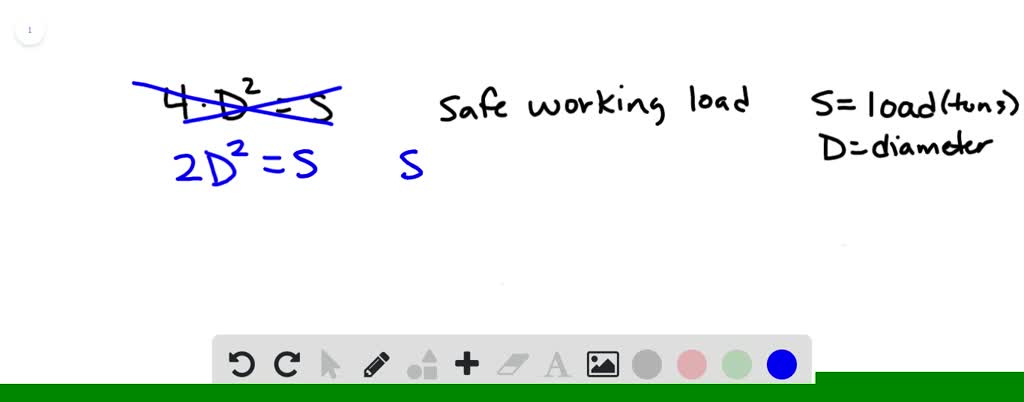 SOLVED: Field calculation formula for working load limits of wire rope slings is: A. WLL ...
