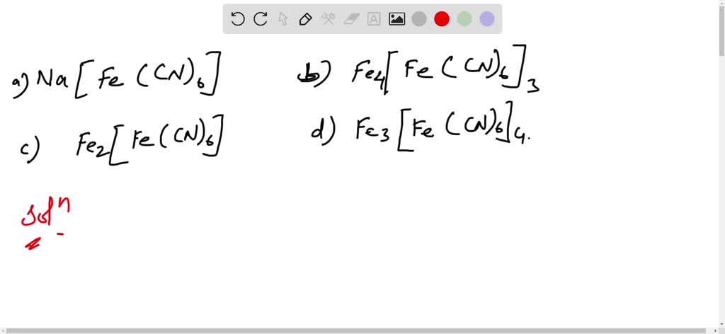 SOLVED:In the Lassaigne's test for nitrogen in an organic compound, the ...
